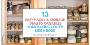 13 CLEVER Storage Ideas to Organize Baking Supplies
