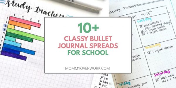 10 A+ Bullet Journal School Pages for Students to Try