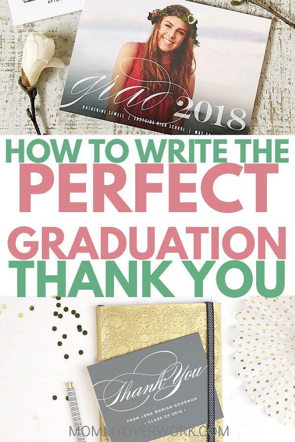 How to Write a Graduation Thank You
