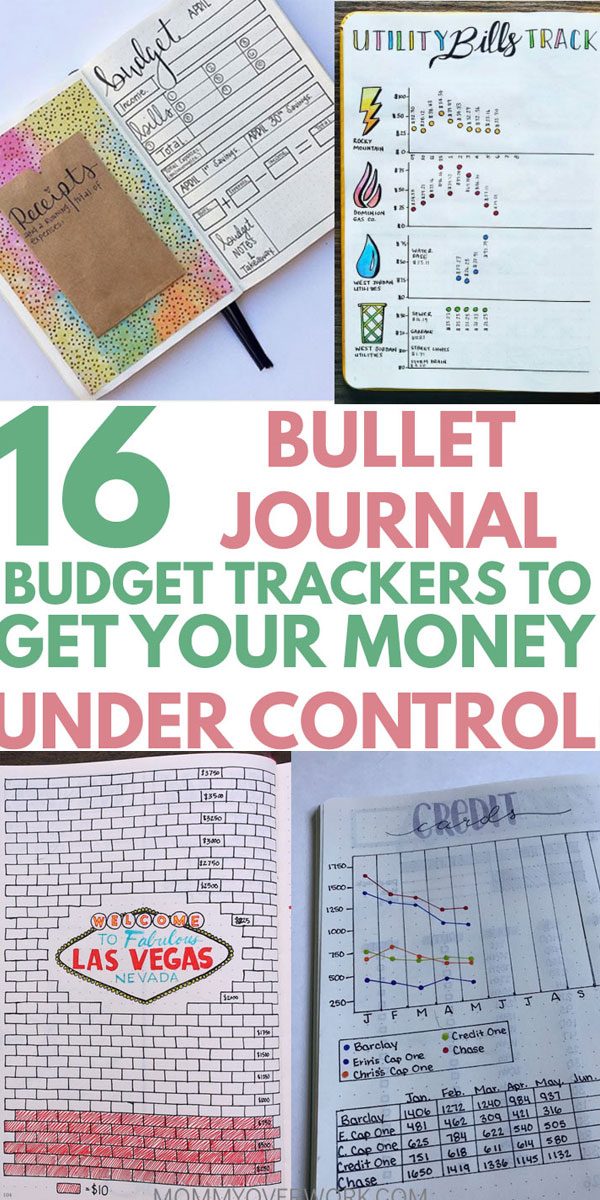 16 Bullet Journal Budget & Expense Trackers that're ON THE MONEY