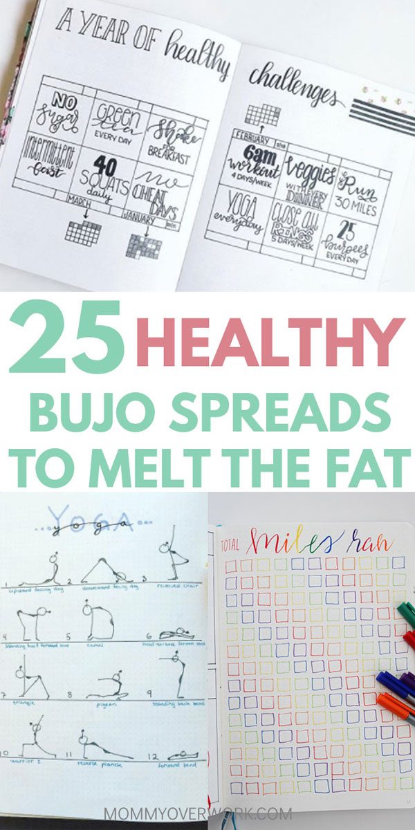 25 Fitness Bullet Journal Weight Loss Ideas to GET YOU PUMPED