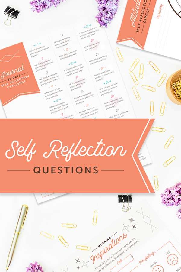 40 Self Reflection Questions Activities FREE Printables 