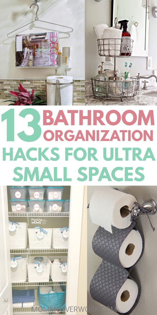 13 Bathroom Organization Ideas & Hacks to RELIEVE THE MESS